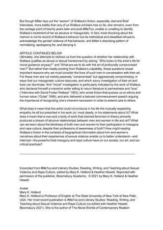 The Last Essay I Need to Write about David Foster Wallace.pptx