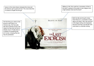 The last exorcism | DOCX