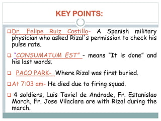 THE LAST HOUR OF DR. JOSE RIZAL & THE FR. LUIS VIZA | PDF