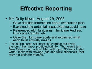Hurricane Katrina Powerpoint | PPT