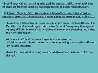 Hurricane Katrina Powerpoint | PPT