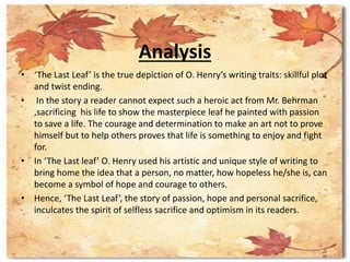 The last leaf | PPTX