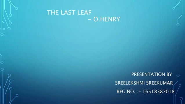 The last leaf | PPTX