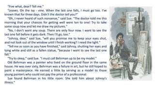 The Last Leaf, a short story by O. Henry | PPTX | Weather | Science