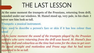 The last lesson | PPT