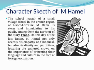 The Last lesson Class 12 Created by Sourabh | PPTX