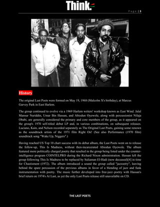 The Last Poets-JAZZOETRY & MADE IN AMERIKKKA | PDF