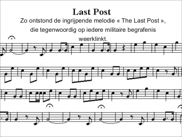 The last post