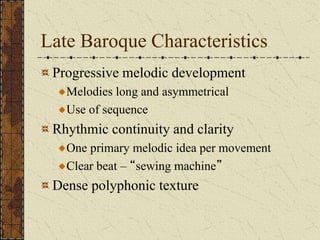 The Late Baroque | PPTX