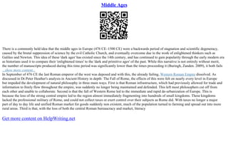The Late Middle Ages Essay | PPT