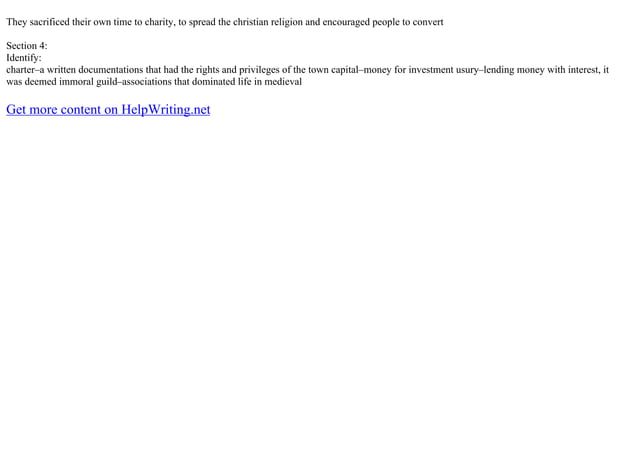 The Late Middle Ages Essay | PPT