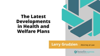 Healthcare Check-in: The Latest Developments in Health and Welfare ...