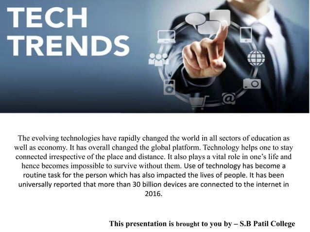 The latest trends in technology | PPTX