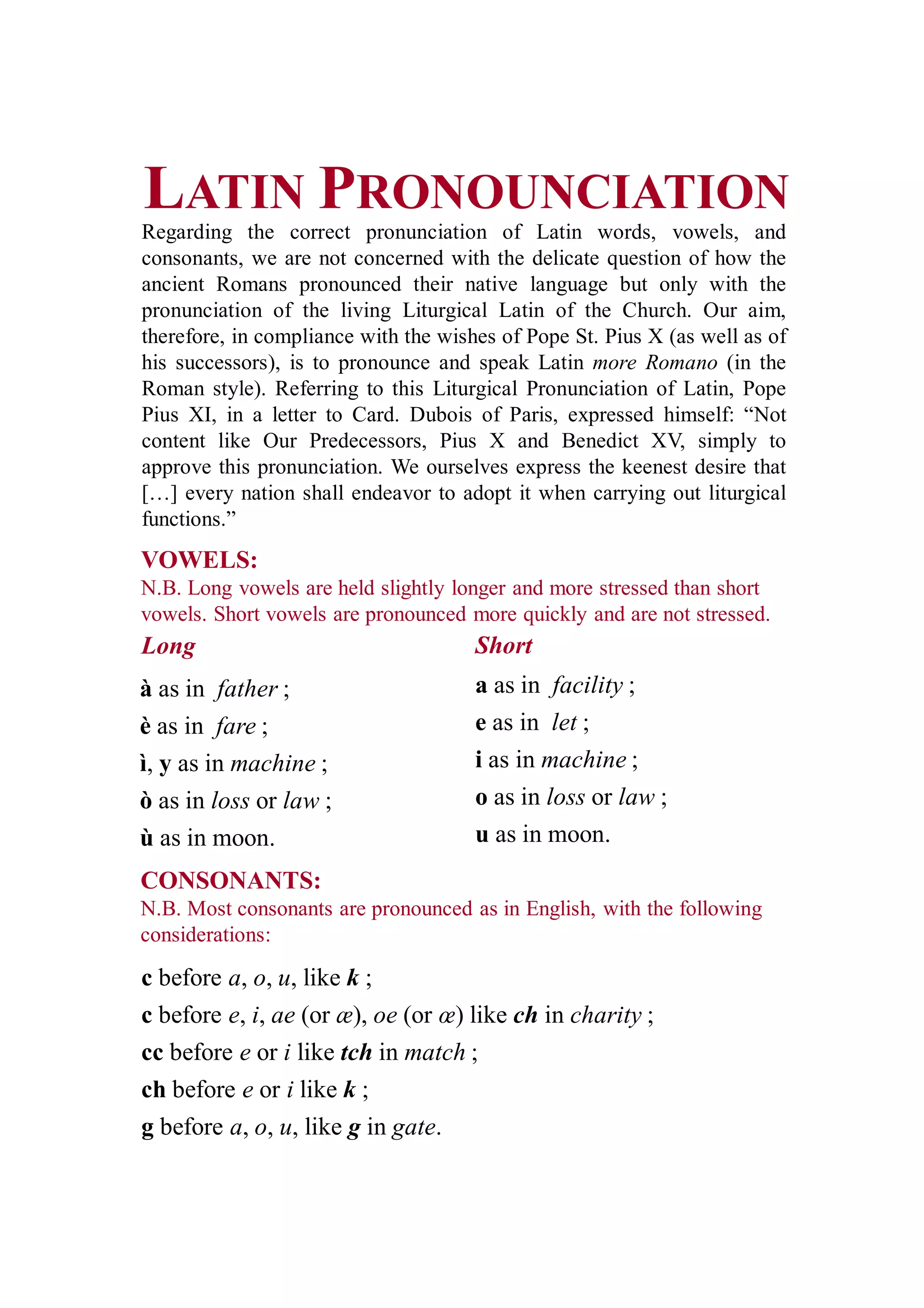 The Latin Mass | PDF