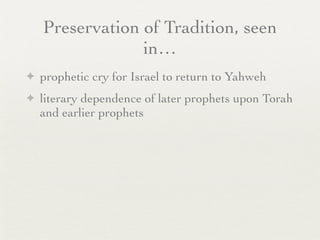 Introduction to the Latter Prophets | PDF