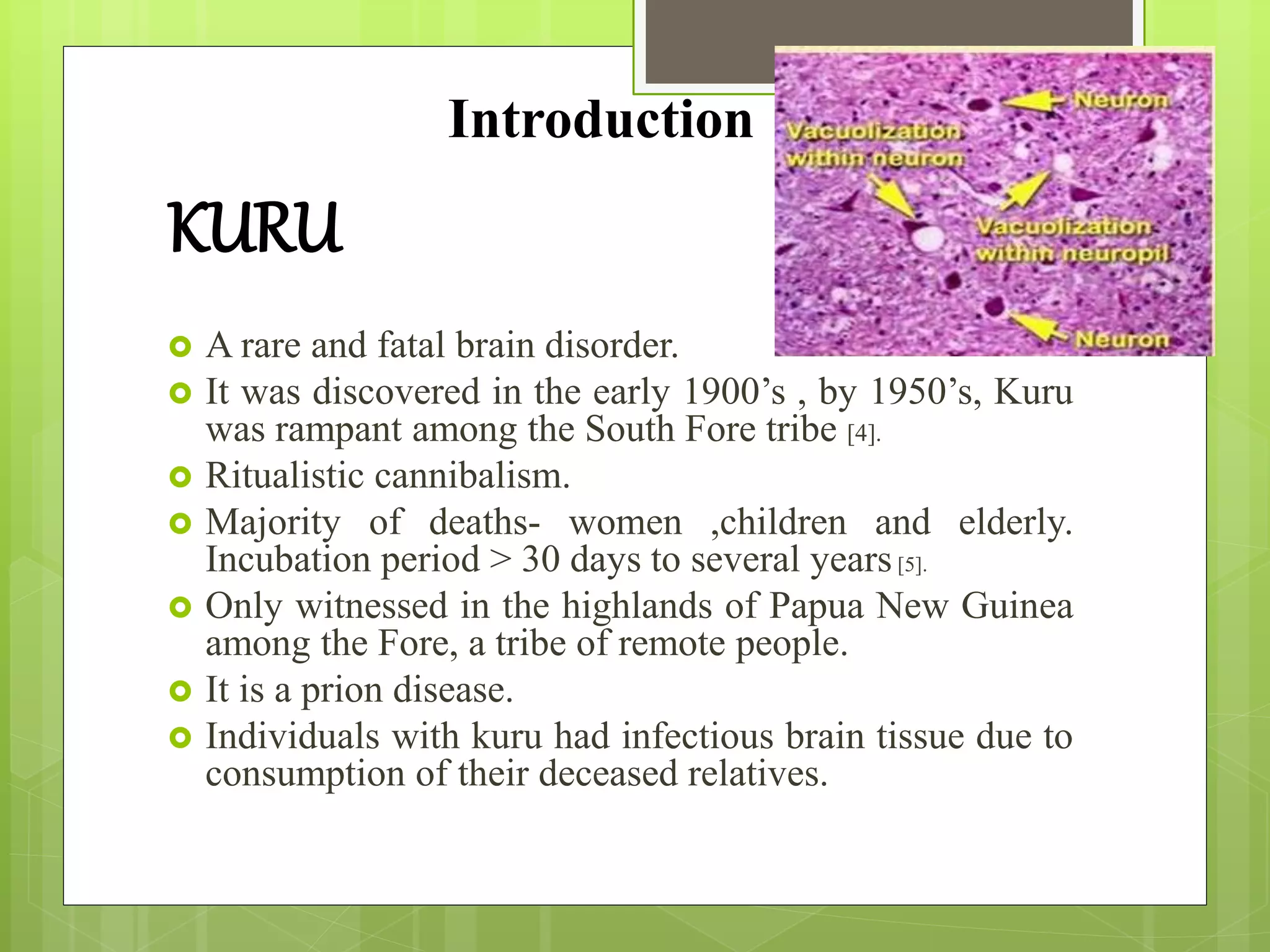 THE LAUGHING DEATH: KURU | PPTX