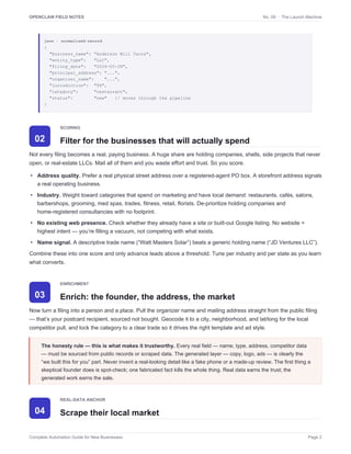 The Launch Machine: Automate Branding & Marketing for New Businesses | PDF