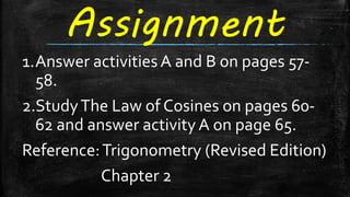 The Law of Sines | PPTX