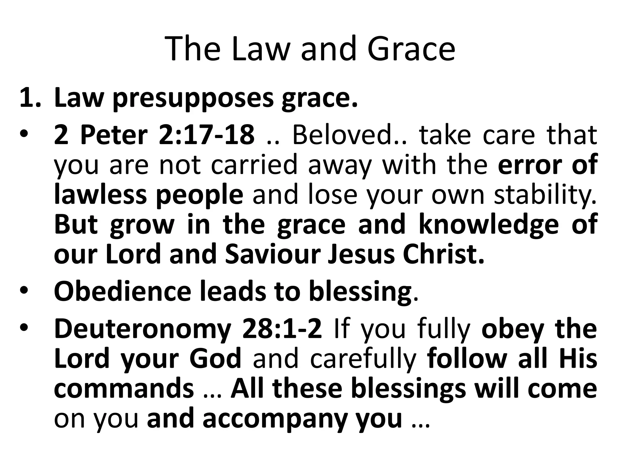 The law and grace | PPTX