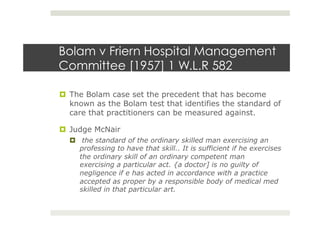 The law and medicine management | PDF