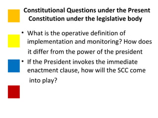 The law making body | PPT