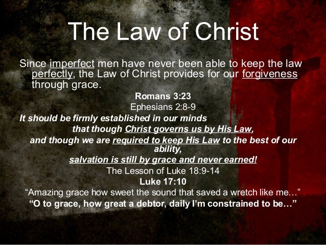 The law of christ