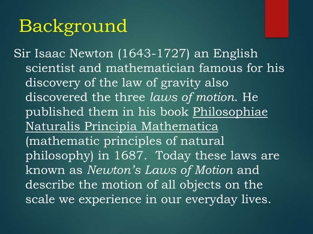 The Law of Inertia (The 3 Laws of Motion).ppt
