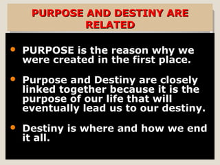 The law of purpose | PPT
