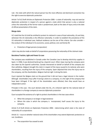 The law of state responsibility - international law | DOCX