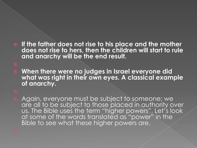 The law of subjection | PPT