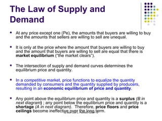 The law of supply and demand | PPT