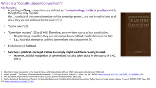the law on conventions in UK A COMPERATIVE OUTLINE | PPTX
