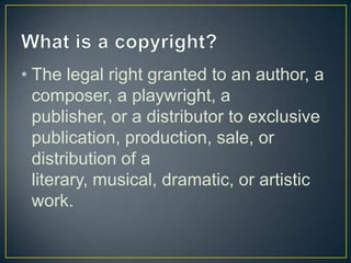 The laws of copyrights | PPT