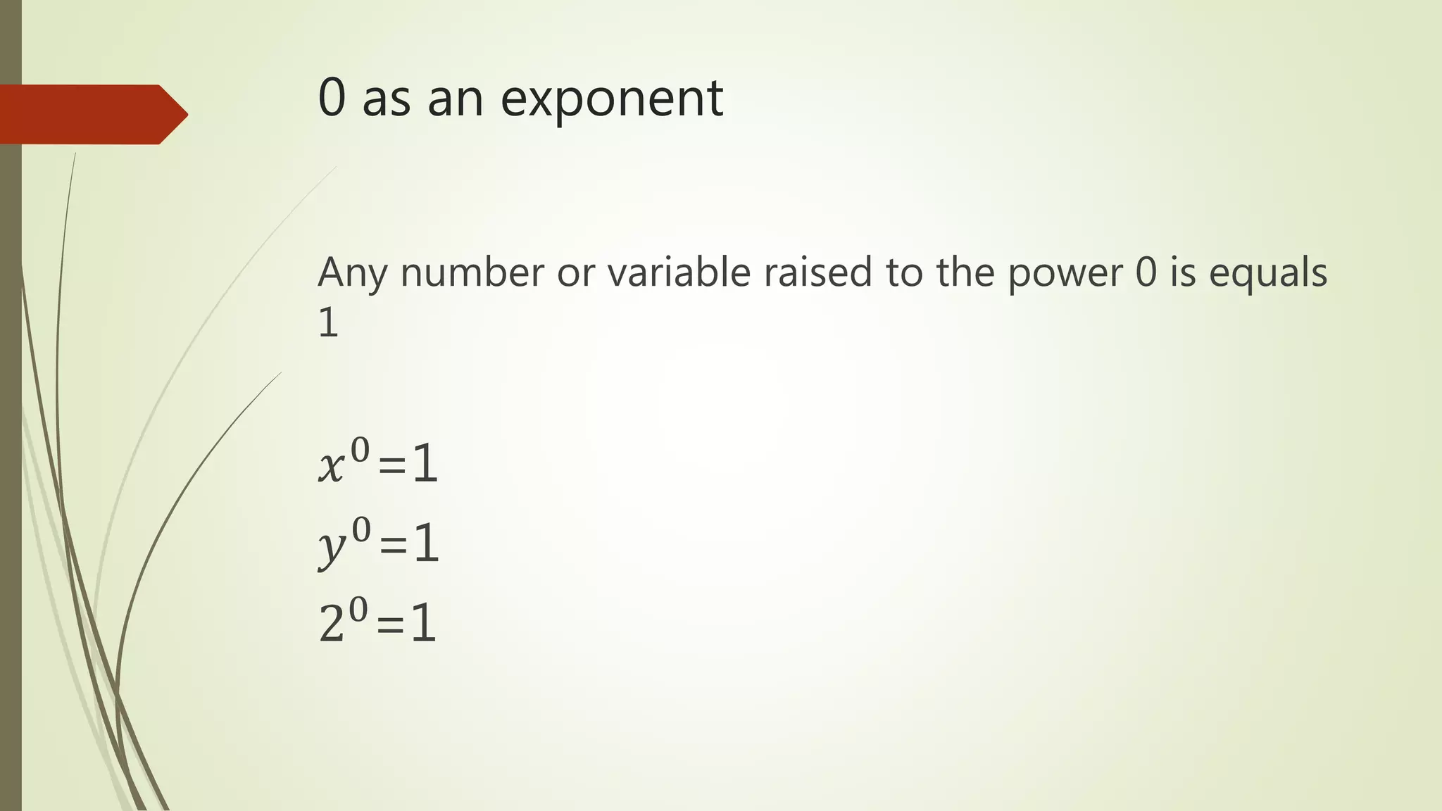The laws of exponents | PPT