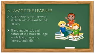 THE LAWS OF TEACHING.pptx