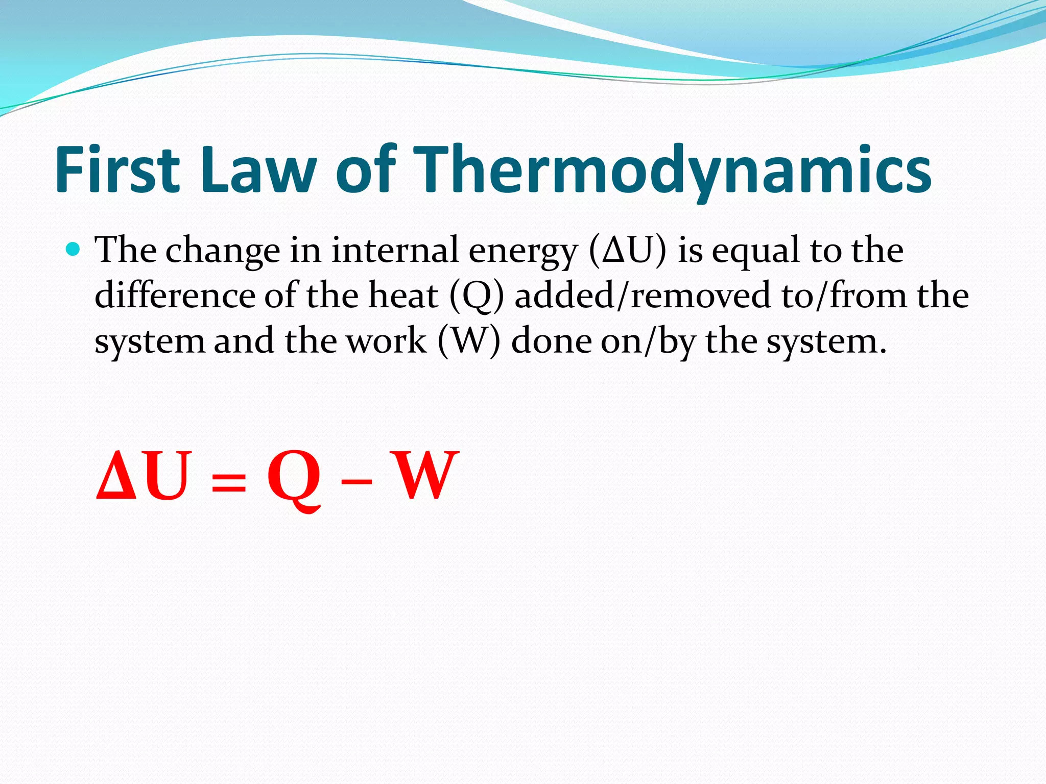 The laws of thermodynamics | PPTX