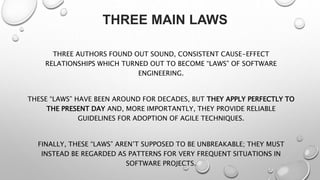 The laws that enable agile software development | PPTX