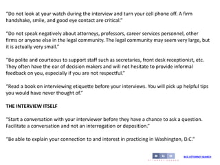 The law student's interview cheat sheet | PPTX