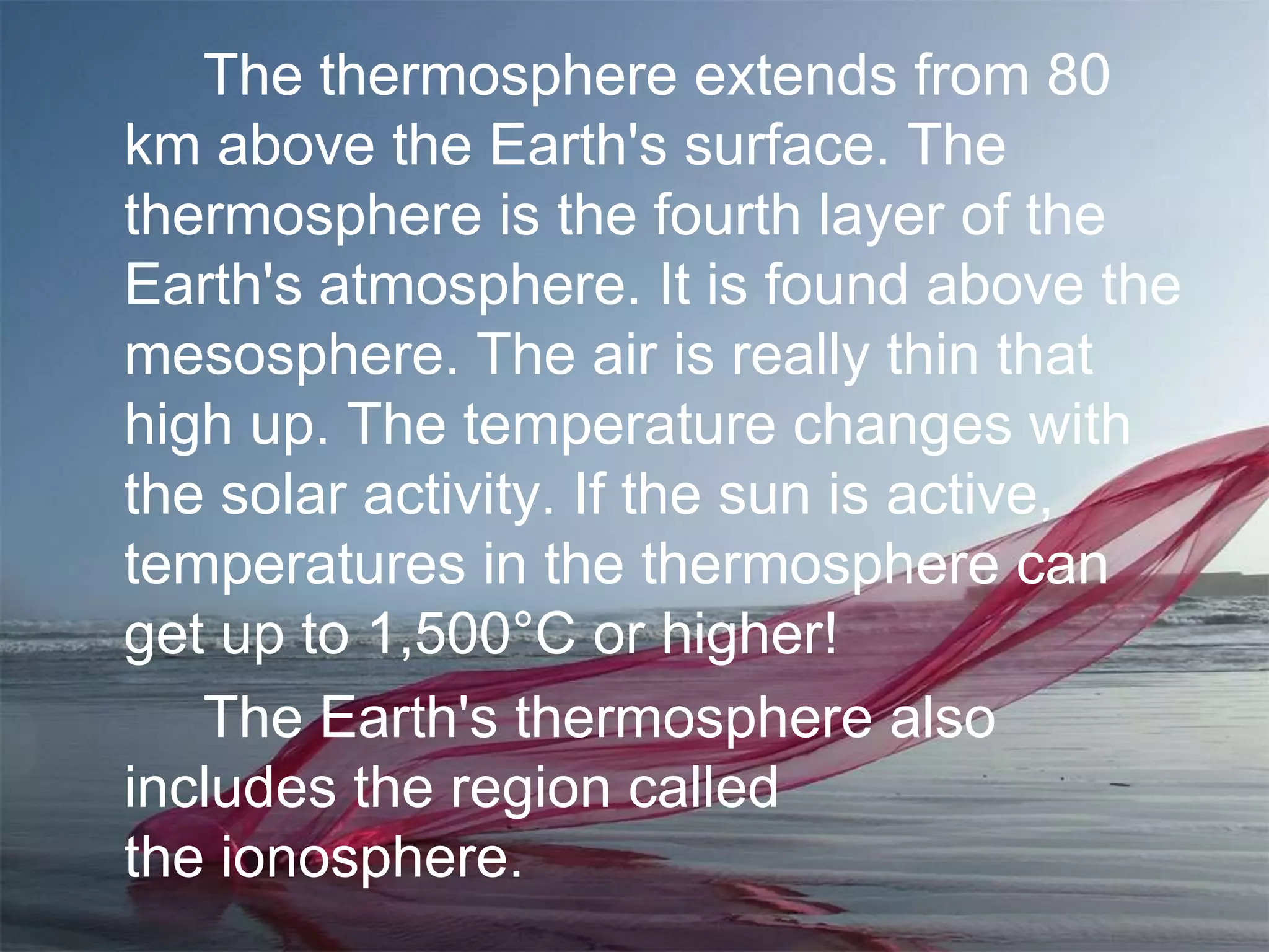 The layers of the Atmosphere | PPTX