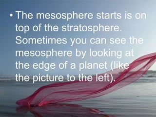 The layers of the Atmosphere | PPTX