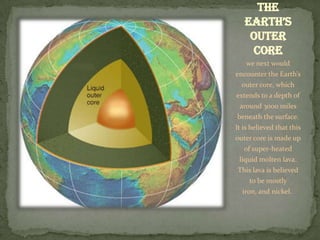 The layers of the earth | PPTX