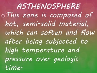 The layers of the earth | PPTX