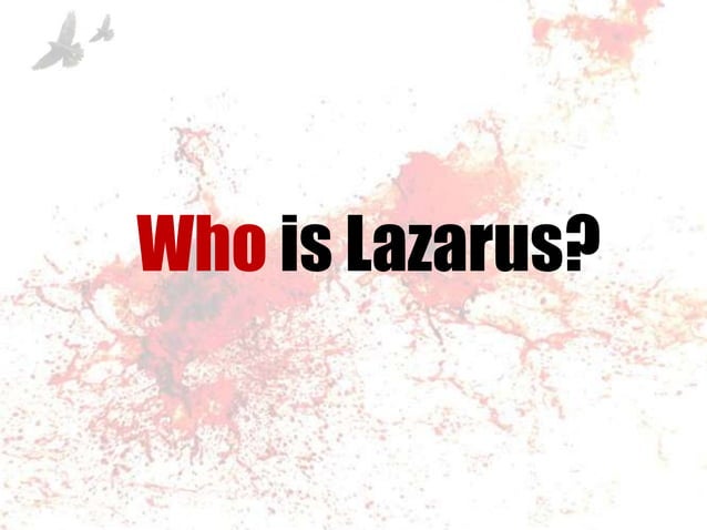 The Lazarus Covenant Presentation | PPT