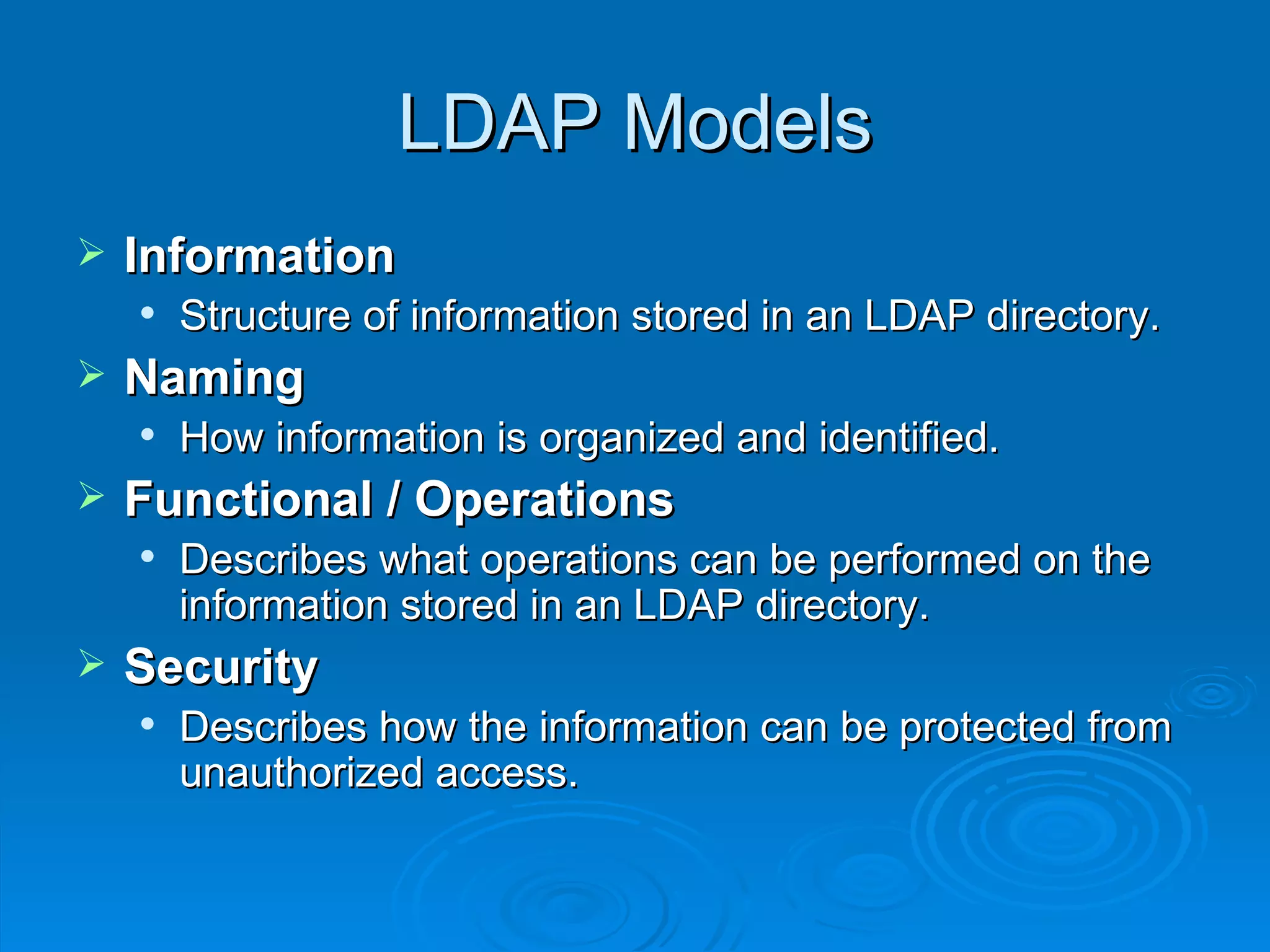 The Ldap Protocol | PPT