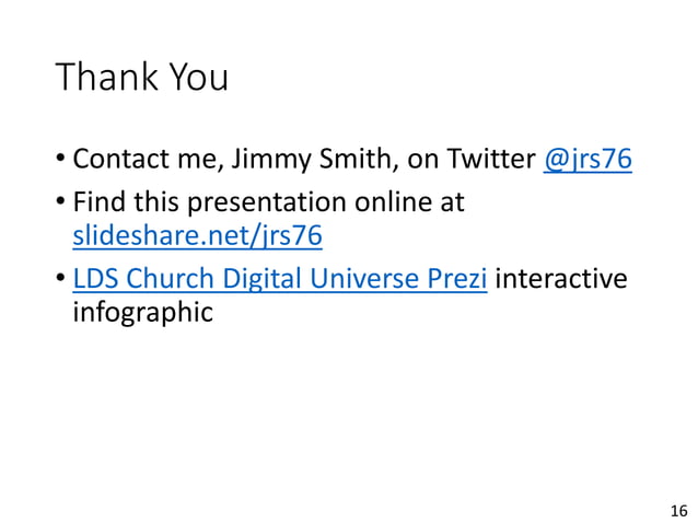 LDS Church Use of Technology | PPTX