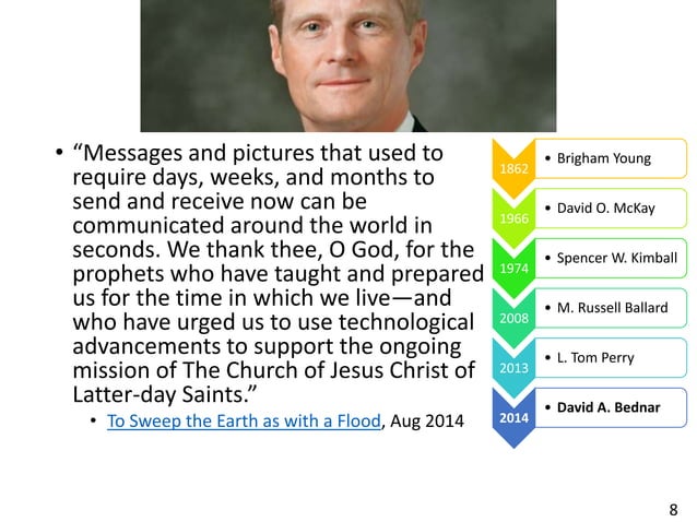 LDS Church Use of Technology | PPTX