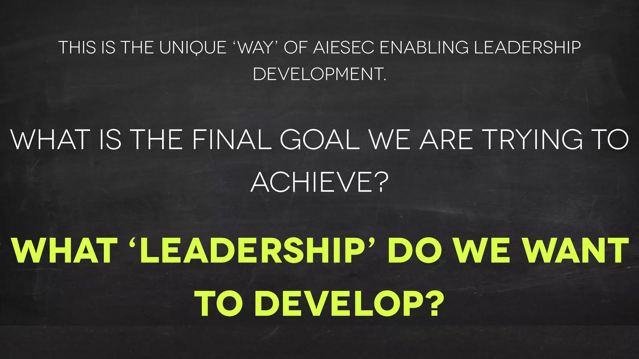 The Leadership Model of AIESEC | PDF