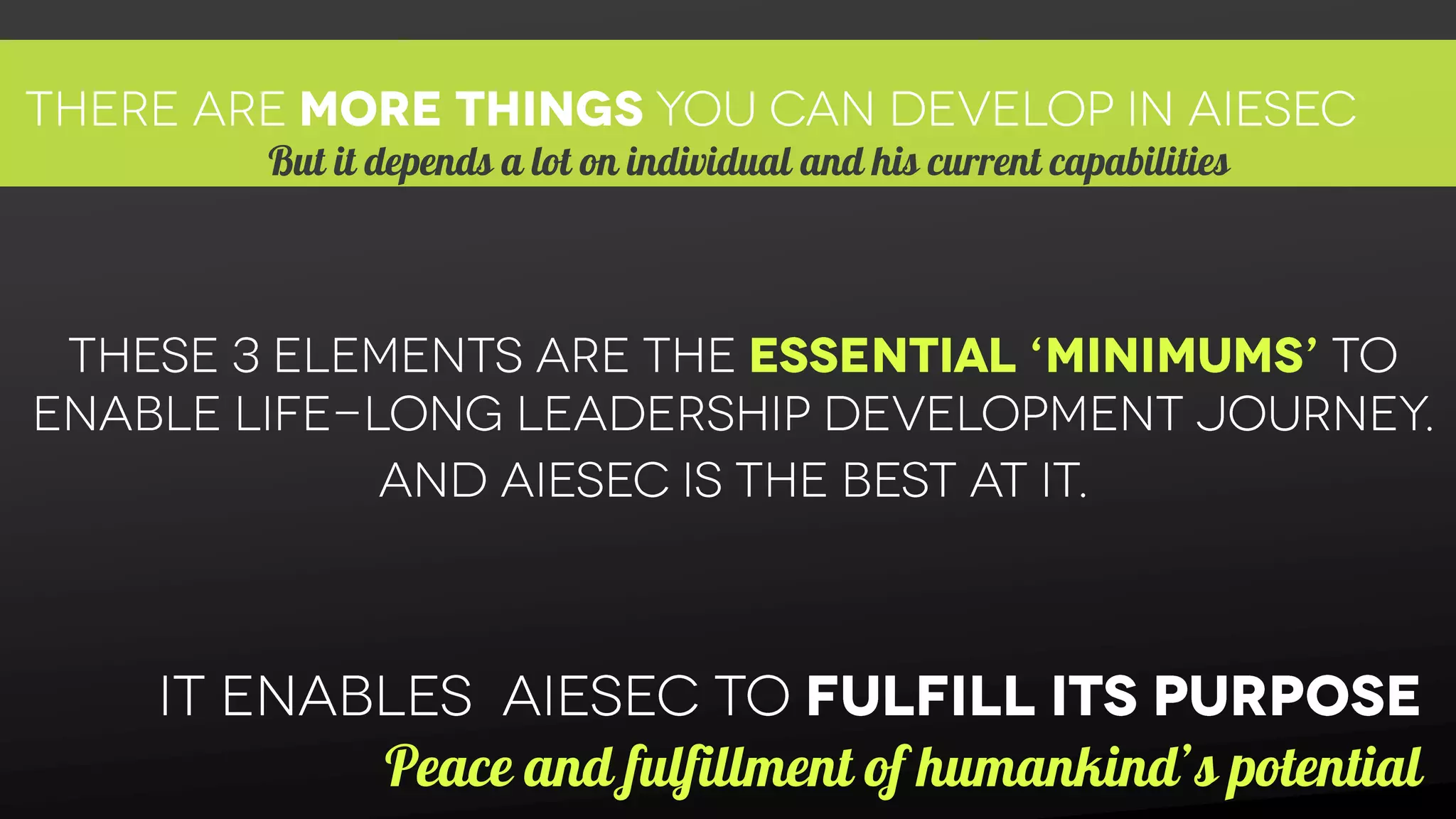 The Leadership Model of AIESEC | PDF