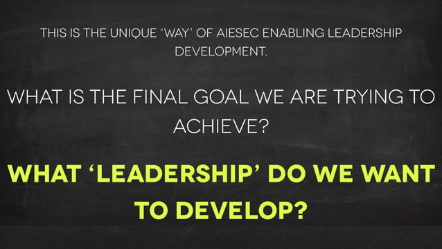 The Leadership Model of AIESEC | PDF | Education