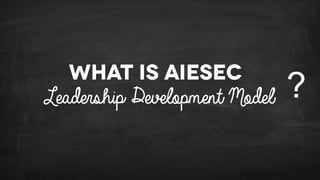 The Leadership Model of AIESEC | PDF